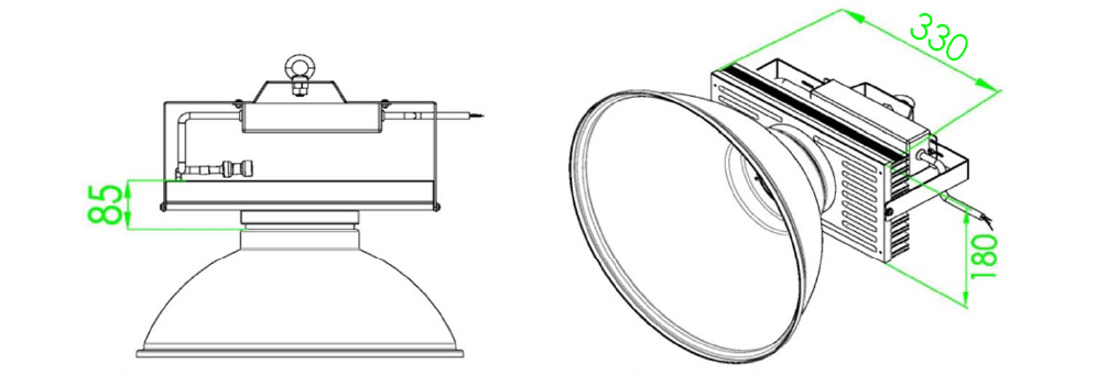 80W High Bay LED Light